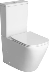 Sapho Imala wc kombi mísa 61 x 35,5 cm Vortex Rimless spodní/zadní odpad keramika bílá PC107-111