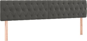 Box spring postel s matrací tmavě šedý 120x190 cm samet 3270488