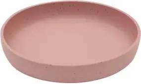 KikkaBoo Talíř Platinum Silicone Blush / od 6 měsíců