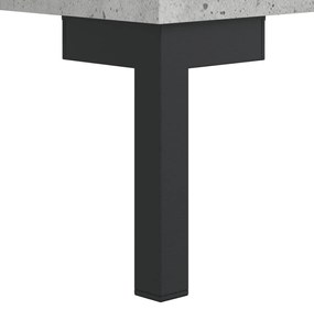 Skříň highboard betonově šedá 69,5x34x180 cm kompozitní dřevo