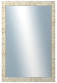 DANTIK - Zarámované zrcadlo - rozměr s rámem cca 80x120 cm z lišty PRAHA bílá (2930)