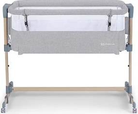 Přístavná dětská postýlka Kinderkraft Neste Air Grey Wood