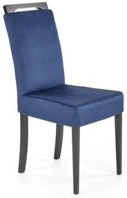 Židle CLARION (Tmavě modrá / Černá)