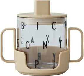 Béžový dětský hrnek Design Letters Grow With Your Cup