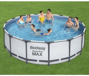 Bestway Bazénový set Steel Pro MAX kruhový 457 x 122 cm