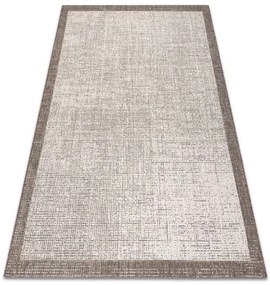 Dywany Luszczow Kusový koberec SIZAL FLOORLUX 20401 vzor rámu šampaňské / taupe Rozměr koberce: 160 x 230 cm