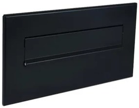 DOLS ČD-46 RAL9005 - čelní deska poštovní schránky k zazdění, bez jmenovky, černá