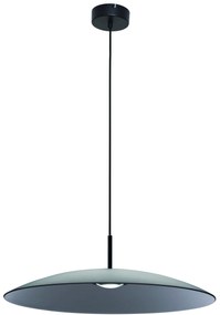 LED černo-kouřový designový lustr Polifemo