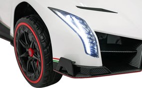 Elektrické autíčko Lamborghini Veneno bílé