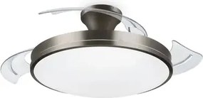 Philips Atlas nikl / Stropní svítidlo s ventilátorem / 28W+35W / 4500l