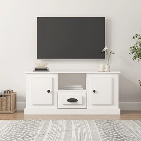 vidaXL TV skříňka 100 x 35,5 x 45 cm kompozitní dřevo [816463] Barva: Bílá
