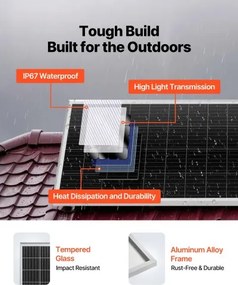 Kompletní solární sada 400 W 12 V VEVOR