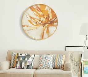 Nástěnné hodiny Glass Toply 80 cm vícebarevné/zlaté