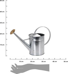 Kovová konev LUCIA 1,9 L stříbrná