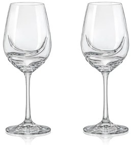 Crystalex sklenice na bílé víno Turbulence 350 ml 2KS