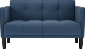 vidaXL Loveseat Sofa 111 cm textil [4100561] Barva: Modrá