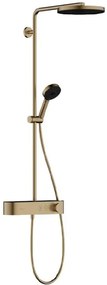 Hansgrohe Pulsify S - Sprchový set s termostatem, průměr 26 cm, 3 proudy, kartáčovaný bronz 24220140