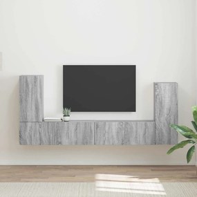 Sestava TV skříněk 4 ks Šedá Sonoma Kompozitní dřevo 3409120