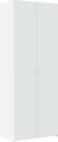 Skříň highboard bílá 70 x 42,5 x 185 cm kompozitní dřevo 3281427