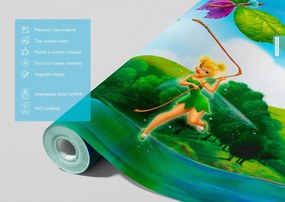 Dětská vliesová fototapeta na zed' Víly a duha, Disney | 202 x 90 cm | DFTDNH 5308