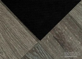 Breno PVC BLACKTEX Fumed Oak 966M – tmavě šedé dřevo, šíře 400 cm