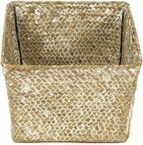 Pletený košík Compactor 30 x 20 x 13 cm, světle hnědá