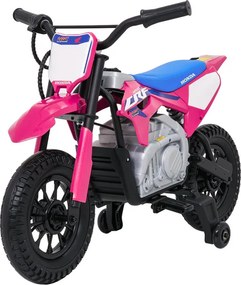Elektrická motorka HONDA CFR450R růžová