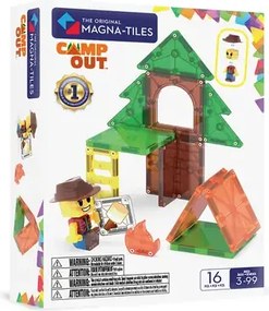 MAGNA-TILES Magnetická stavebnice Camp Out / 16 dílků / od 3 let