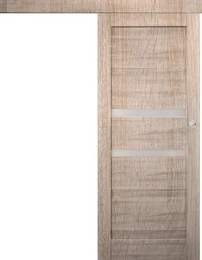 posuvné interiérové dveře na stěnu vasco doors EVORA model 3 Průchozí rozměr: 70 x 197 cm, Orientace dveří: Levé dveře, Dekor: Dub sonoma