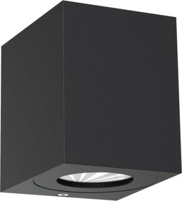 NOR 49711003 Venkovní nástěnné svítidlo Canto Kubi 2 2x6W LED černá čirá - NORDLUX