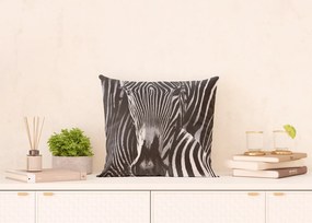 Dekorativní polštářek Zebra | 45 x 45 cm | DCN3605