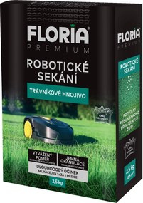 FLORIA PREMIUM Trávníkové hnojivo ROBOTICKÉ SEKÁNÍ 2,5 kg