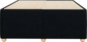 Rám postele bez matrací černá 120x190 cm textil 3284923