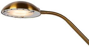 Lucide 19791/24/02 stojací LED lampa Zenith matně zlatá, 20W, 4W, 3000K, 180cm