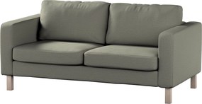 Potah na pohovku IKEA  Karlstad 2-místná, nerozkládací, krátký barva šedá látka pletený vzor