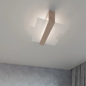 Sollux Lighting Nástěnné svítidlo FENIKS 1 přírodní dřevo