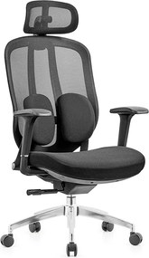 Ergonomická síťovaná kancelářská židle MOSH Airflow 616 – černá