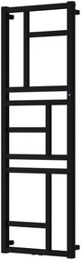 Instal Projekt Mondrian koupelnový radiátor designově 83.2x40 cm černá MON-40/80D50C31