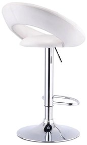 2 ks barových židlí s barvou na výběr - bílá