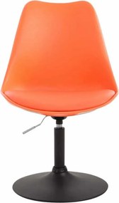 Sada 4 jídelních židlí Maverick B plast – oranžová