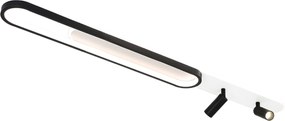 Toolight Toolight, LED stropní svítidlo s bodovými reflektory 100cm, 45W, 4000K, APP1438-C, černá-bílá, OSW-00967