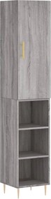 Skříň highboard šedá sonoma 34,5 x 34 x 180 cm kompozitní dřevo 3198975
