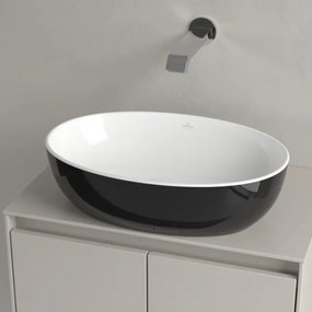 Villeroy & Boch 438848BCT8 - Zápustné umyvadlo ARTIS 48x32,5 cm keramika/černá