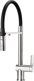 Deante Magnetic, dřezová baterie s připojením vodního filtru a elastickým výtokem, chromová, BRM_075M
