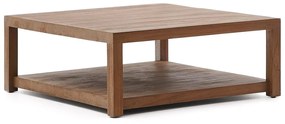 Konferenční stolek z teakového dřeva v přírodní barvě 90x90 cm Sashi – Kave Home