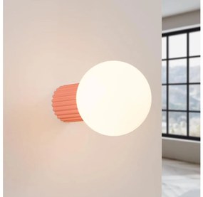 Sollux SL.1752 - Koupelnové nástěnné svítidlo HALO 1xG9/8W/230V IP44 růžová SL.1752