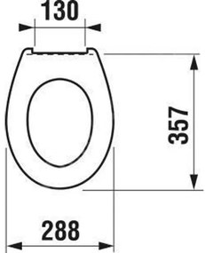 Jika Baby WC sedátko, bez poklopu, plastové úchyty, růžová H8970373240001