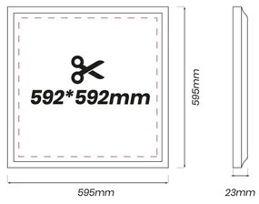 LED Panel LED/48W/230V 4000K 60x60 cm
