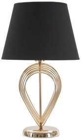 Stolní lampa Mauro Ferretti Diam Tall, 32,5x53,5 cm, zlatá/černá