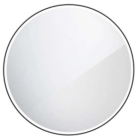 Nimco - Zrcadlo s LED osvětlením, průměr 80 cm, matná černá ZPC 28002R-90